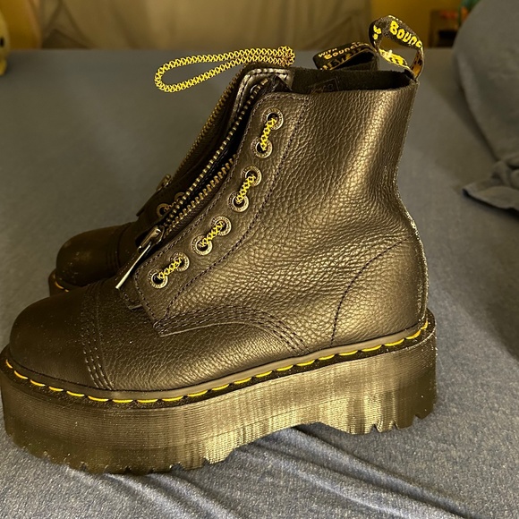 Dr. Martens | Shoes | Sinclair Milled Napa Leather Platform Doc Martens ...